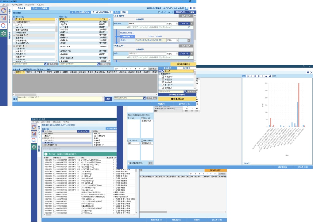 CLISTA! 医療データウェアハウスシステム- 検索・統計・その先へ- 株式会社医用工学研究所